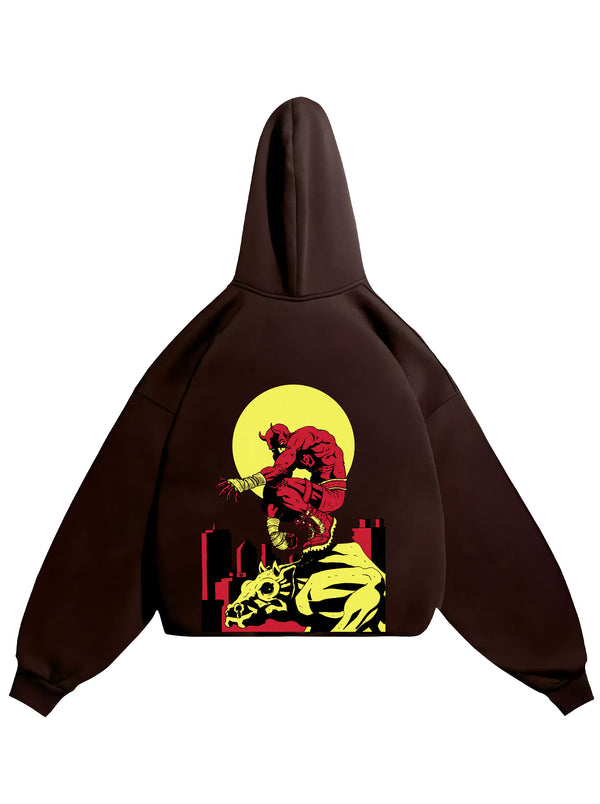 HOODIE / Daredevil (Brown) – YOKAI